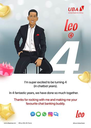 UBA’s Leo Clocks 4, set to further transform Digital Banking in Nigeria ...