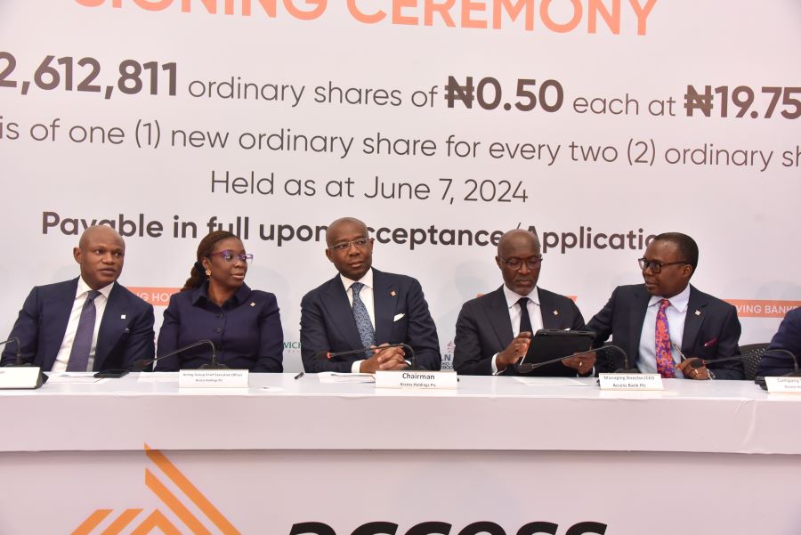 Access Holdings Plc launches N351 billion rights issue, Chapel Hill ...
